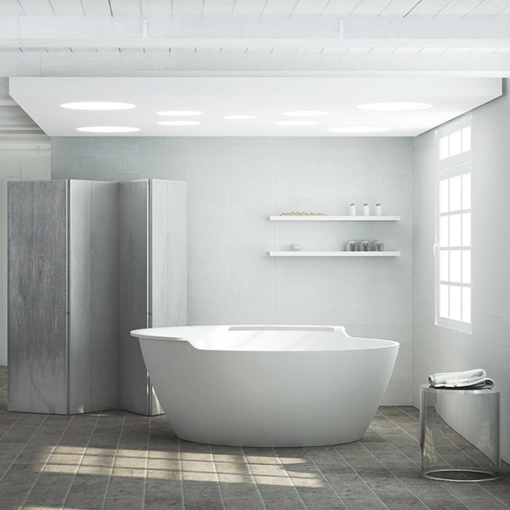 Hidrobox Beta Essential Composite Stone Freestanding Bath – BATHHOUSE